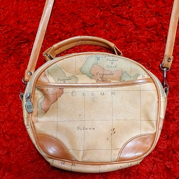 Gitano | Bags | Gitano Accessories Vintage World Map Purse | Poshmark